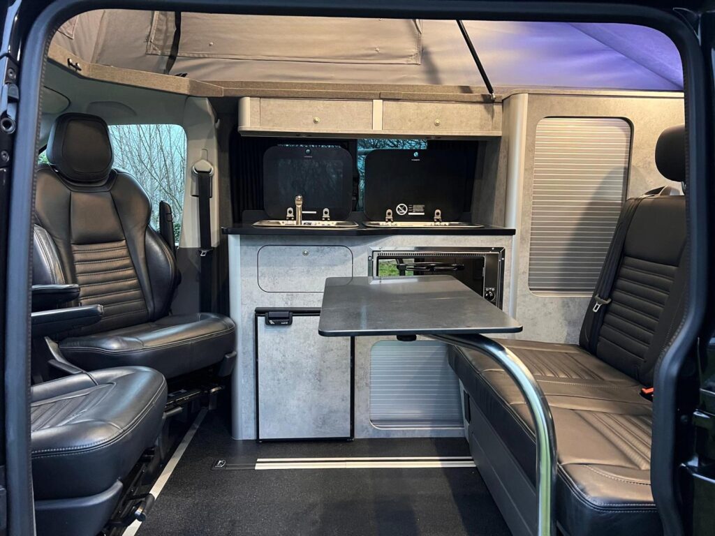 Deep Black Metallic VW Transporter T6.1 - SWB - Exploria Rhythm Campervan - Exploria