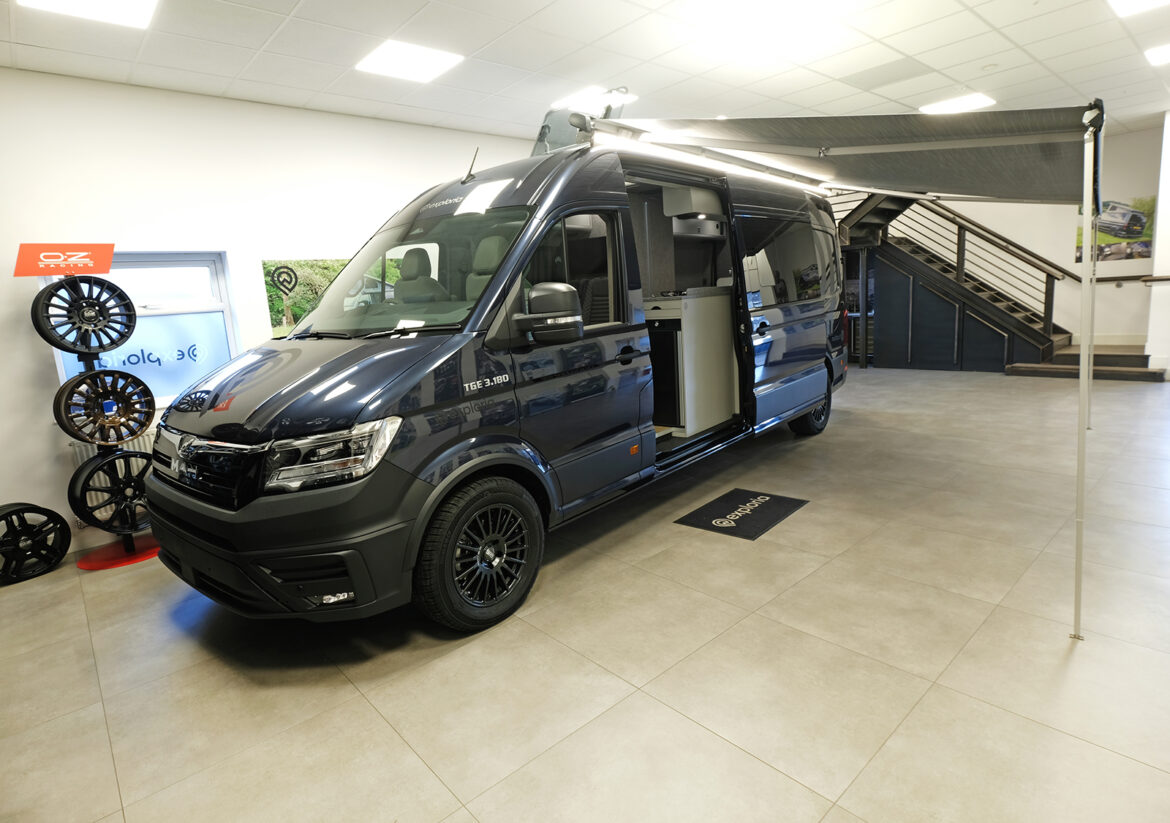 MAN TGE LWB - Multisport 68- Starlight Blue Campervan - Show Van - Exploria